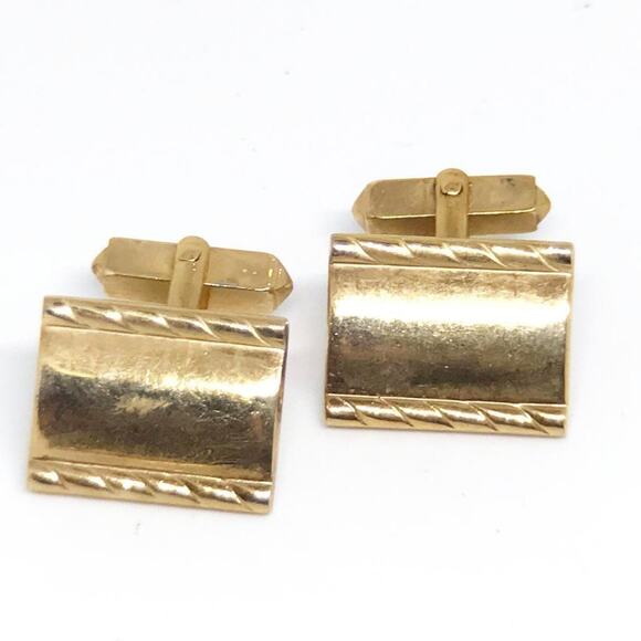 SWANK | Accessories | Vintage Mens Swank Gold Tone Design Mid Century ...
